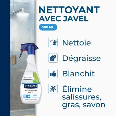 Nettoyant dégraissant javel Starwax 500 ml