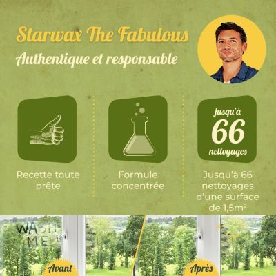 Nettoyant spécial vitres Starwax The fabulous 500 ml