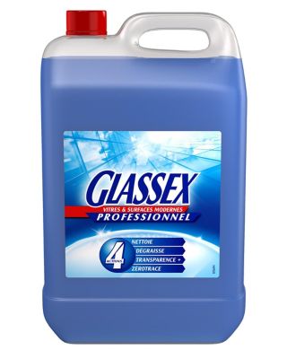 Nettoyant vitres et surfaces modernes Glassex professionnel 5L
