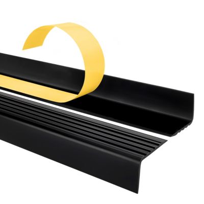 Nez de marche PVC adhesif 40x25 mm QUEST - profil antiderapant a ...