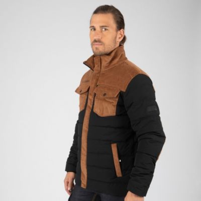 nick - doudoune de travail - 1146 noir , camel xl