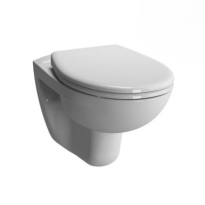 Normus WC suspendu + Abattant avec frein de chute, Blanc (6855-003-6290 ...