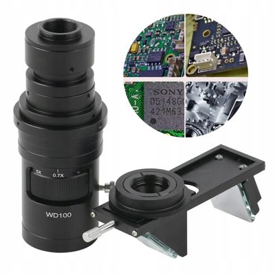 Objectif Zoom Industriel WD100 0,7x-5x - Module 3D Rotatif, C-Mount ...