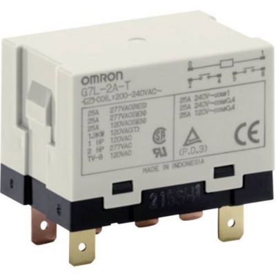 Omron G7L-2A-T 24 VDC Relais enfichable monostable 25 A 2 NO 1 pc
