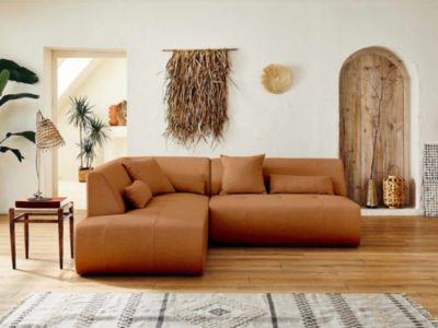 Onyx - canapé modulable d'angle gauche 5 places - en tissu - Lisa Design