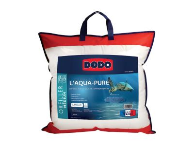 Oreiller DODO - Enveloppe 100% coton bio et garnissage recyclé - 60 x ...