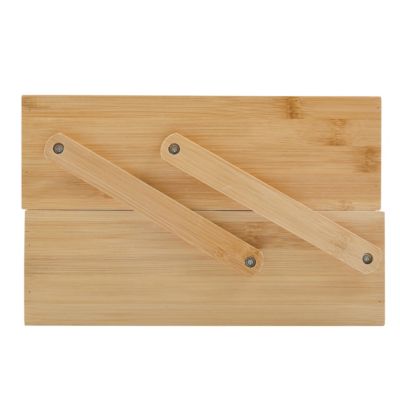 Organisateur de salle de bains en bambou 2 niveaux 16,7 x 25 x 16 cm ...