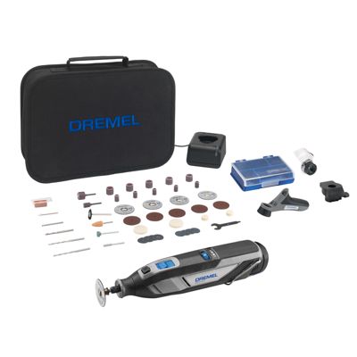 Outil de précision sans fil Dremel 8240 + 45 accessoires, 12V 2Ah