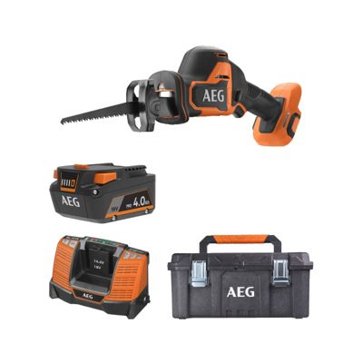 Pack AEG 18V - Scie sabre Subcompact Brushless 23 mm - Batterie 4.0 Ah ...