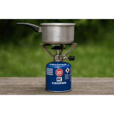 Pack de 8 Cartouches de gaz 190g Perçable Butane pour Réchaud Gaz KEMPER