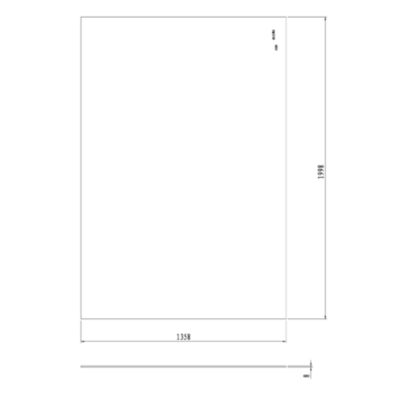 Pack Douche Complet avec Paroi Walk-In 140x200 Chrome + Colonne Grohe ...