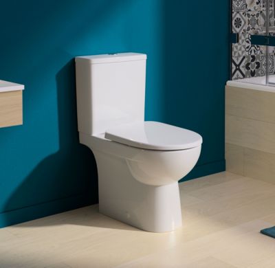 Pack WC à poser sans bride avec abattant à frein de fermeture, Geberit G-300 | Castorama