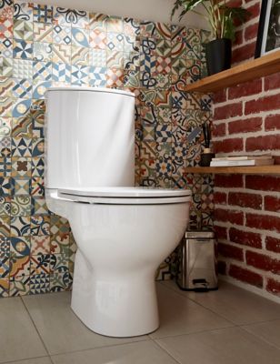 Pack WC à poser sans bride avec sortie horizontale GoodHome Cavally