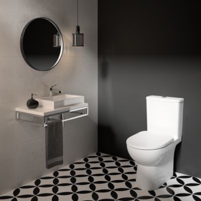 Pack WC à poser sans bride sortie horizontale ou verticale Geberit Cocktail | Castorama