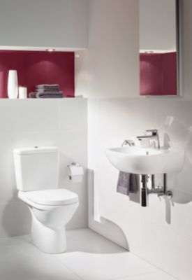 Pack WC à poser sans bride sortie horizontale Villeroy & Boch Direct Flush NF