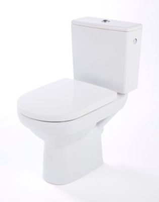 Pack WC à poser sortie horizontale City | Castorama