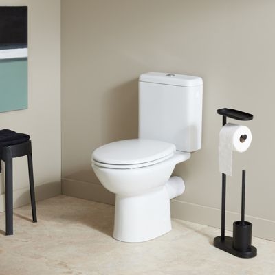 Pack WC à poser sortie horizontale NF avec bride - Konya