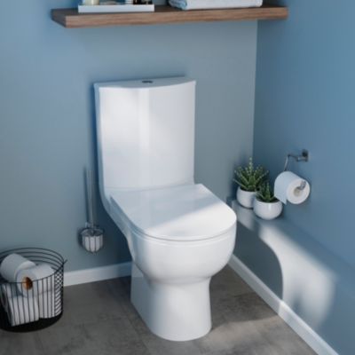 Pack WC sans bride sortie verticale GoodHome Cavally compact | Castorama