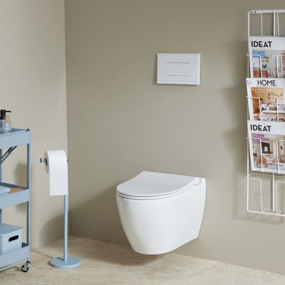 Pack wc suspendu autoportant et cuvette céramique | Castorama