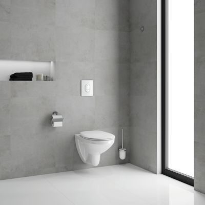 Pack WC suspendu blanc Grohe Solido Baufirst | Castorama