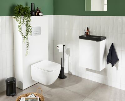 Pack WC suspendu sans bride blanc Ideal Standard IdealMood | Castorama