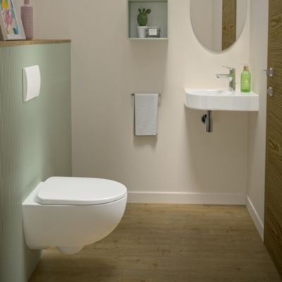 Pack WC suspendu sans bride, Geberit G-500 Design Compact | Castorama