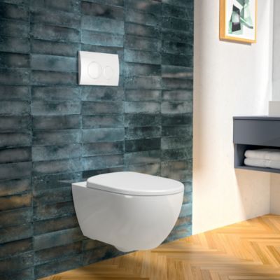 Pack WC suspendu sans bride, Geberit G-700 Turboflush | Castorama