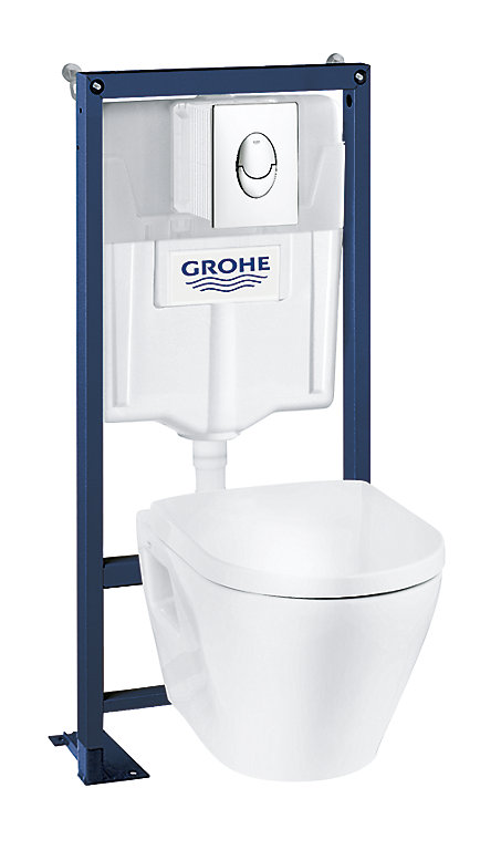 Pack WC suspendu sans bride Grohe Solido Harmony | Castorama Pack WC suspendu sans bride Grohe Solido Harmony | Castorama