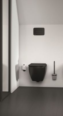 Pack WC suspendu sans bride noir Ideal Standard IdealMood