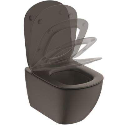 Pack WC suspendu sans bride noir Ideal Standard IdealMood
