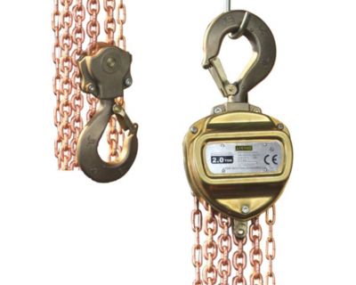 Palan 2T ATEX chaine 6mm 3m 1 chaine de levage