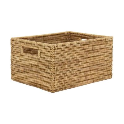 Panier de rangement en rotin 38x30x20 cm