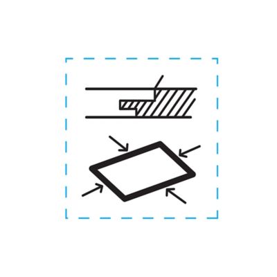 Panneau aggloméré hydro RL4 - 184 x 66 cm, ép.22 mm (vendu au panneau)