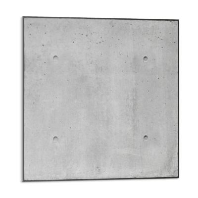 Panneau autocollant texture béton brut 4 pièces 50x50 cm