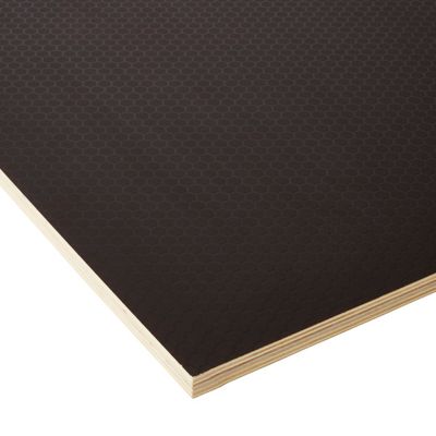Panneau contreplaqué texturé noir L. 183 x l.61 cm ép.18mm | Castorama