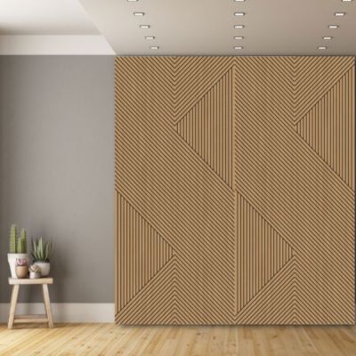 Panneau décoratif Odin en MDF(m) décor chêne Saragosse L. 260 x l. 60 ...