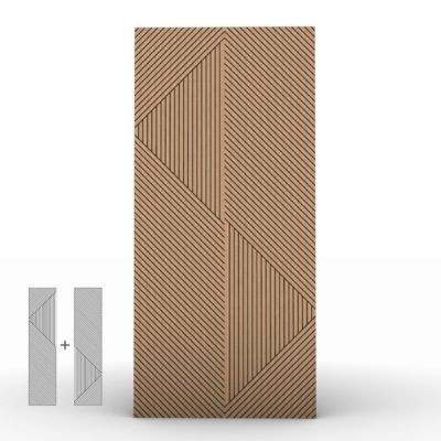 Panneau décoratif Odin en MDF(m) décor chêne Saragosse L. 260 x l. 60 ...