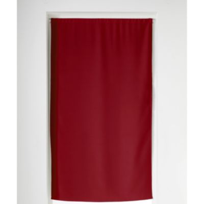 Panneau droit à ourlet passe tringle (90x160 cm - Rouge)