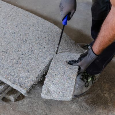 Panneau en ouate de cellulose et coton recyclé vendu par 10 Pavacell dB ...