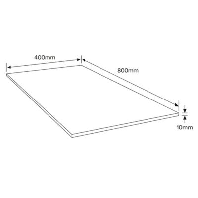 Panneau forex - 80 x 40 cm, ép.10 mm (vendu au panneau)