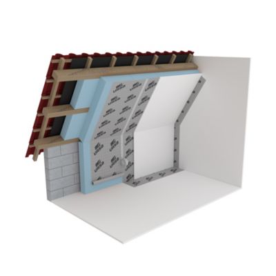 Panneau isolant textile recyclé semi-rigide Ursa Uptex L.125 x l.60 cm x ép.60 mm R.1,6 m² K/W