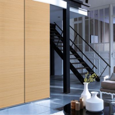 Panneau japonais uni beige l.45 x H.260cm Madeco