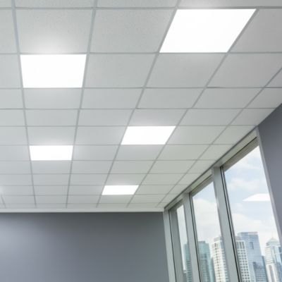 Panneau LED slim edgelit encastrable 60x60x0,8 cm, 50W, 5000 lm, 3CCT ...
