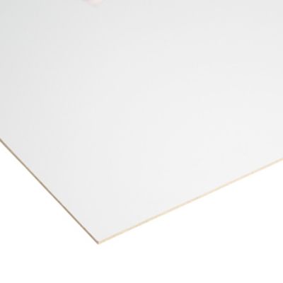 Panneau médium blanc (MDF) - 122 x 61 cm, ép.3mm (vendu au panneau)