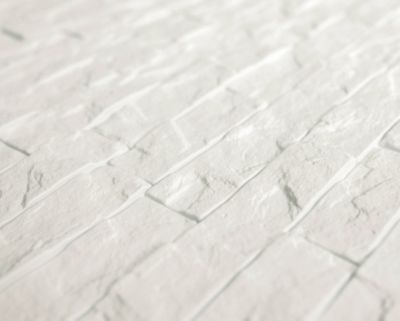 Panneau mural PVC 3D Ledge blanc 61 x 61 cm