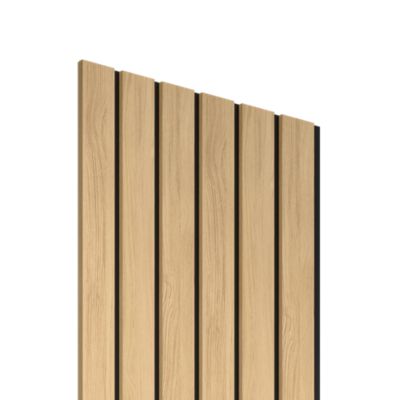 Panneau tasseau décoratif Maya en MDF effet chêne 275X90CM ép.14mm