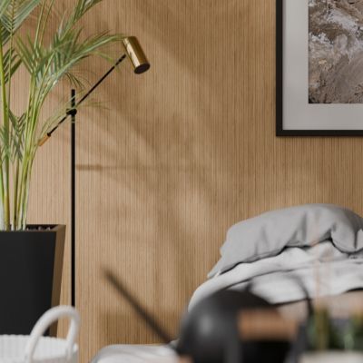 Panneau tasseau en MDF Millie 250X60X1.6 cm