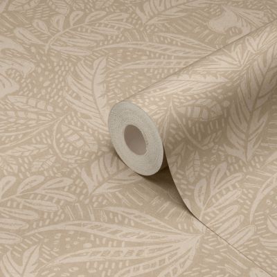 Papier peint Cellulose et polyester intissé Tuklu GoodHome motif fleuri ...