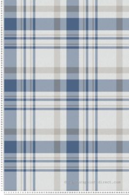 Papier peint Classique Bleu Romance Lutèce