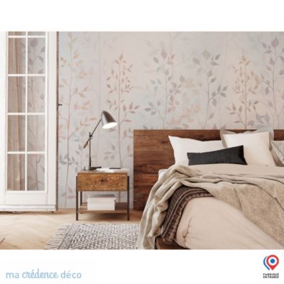 Papier peint Feuilles douces et nuancées - Intissé - 400 cm - 280 cm ...